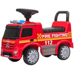 Rutscherauto Jamara "Mercedes-Benz Feuerwehr", rot, Rutschautos, KinderB:28,5cm H:45cm T:62,5cm, B:28,5cm H:45cm T:62,5cm