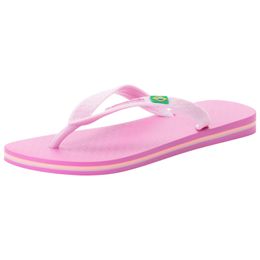 Zehentrenner Ipanema "Ipanema CLAS BRASIL II FEM", Damen, Gr. 38, lila (lila, lila), Synthetik, Schuhe Zehentrenner, sportlicher Stil, leicht profiliertes Laufsohlenprofil