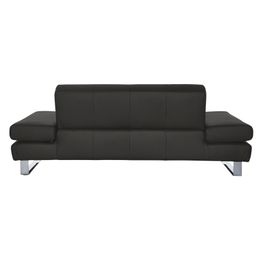 2-Sitzer W.Schillig "taboo Designsofa mit hohem Sitzkomfort", grau (anthrazit z69), B:202cm H:76cm T:91cm, Flachgewebe S22 (100% Polyester);Stoff S37 (100% Polyester): Luxus-Microfaser in Lederoptik;Longlife Xtra-Leder Z59: Glattleder mit modischer Pr&auml;gung. Hautst&auml;rke 0, 9 - 1, 1 mm;Longlife Xtra-Leder Z69: Das feinnarbige, gedeckte Softleder Z69 besticht durch seine au&szlig;ergew&ouml;hnliche Weichheit im 