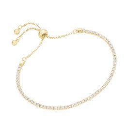 Armband Smart Jewel "Tennisarmband, Silber 925", gold, Armb&auml;nder, Damen, onesize, Silber 925 (Sterlingsilber), Armband