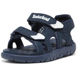 Sandale Timberland "PERKINS ROW BACKSTRAP SANDAL", M&auml;dchen, Gr. 21, blau, Synthetik, Schuhe Sandale, mit Klettverschlu&szlig;