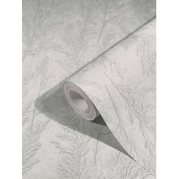 Vliestapete marburg, grau, B:0,7m L:10,05m, Vlies, Tapeten, moderne Tapete f&uuml;r Wohnzimmer Schlafzimmer K&uuml;che