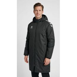Stadionjacke Hummel, Herren, Gr. M, schwarz, Obermaterial: 100% Polyester, B&uuml;ndchen, Jacken, w&auml;rmend & winddicht