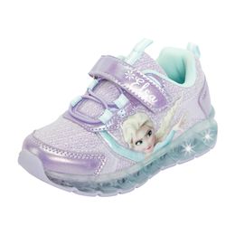 Sneaker Disney "FROZEN", M&auml;dchen, Gr. 31, lila, Synthetik, Schuhe Sneaker, mit cooler Blinkfunktion