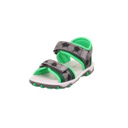 Sandale Superfit "MIKE 3.0 WMS: mittel", M&auml;dchen, Gr. 27, hellgrau, hellgr&uuml;n, Textil, Schuhe Sandale, Klettschuh, in WMS: Weite mittel, Gr&ouml;&szlig;enschablone zum Download