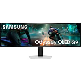 Samsung LED-Monitor "LS49DG910SUXEN", Energieeffizienz: G (A-G), silber, B:47cm H:23,7cm T:134,5cm, Monitore