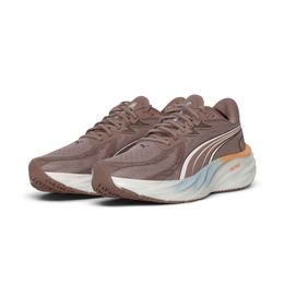 Laufschuh Puma "VELOCITY NITRO 4 RC", Damen, Gr. 42, sandstone, lucite, Textil, Schuhe Laufschuh, f&uuml;r Lauftraining, mit abriebfester Gummilaufsohle, mit Schn&uuml;rung