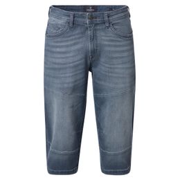 3/4-Hose Casamoda "Casamoda 3/4 - Jeans STEVE uni", Damen, Gr. 33, Normalgr&ouml;&szlig;en, graues mittelblau, 93% Baumwolle, 5% Polyester, 2% Elasthan, Hosen