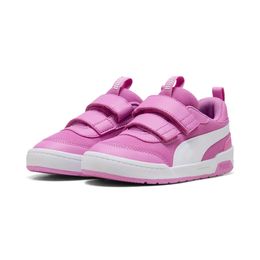 Sneaker Puma "MULTIFLEX 2 MESH V PS", M&auml;dchen, Gr. 33, mauve pop, Puma wei&szlig;, Textil, unifarben, Schuhe Sneaker, f&uuml;r vielseitige Aktivit&auml;ten, mit Klettverschluss, aus Textil