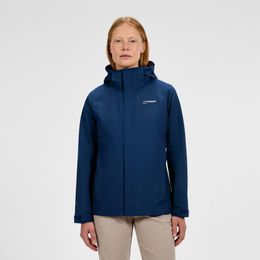 Funktionsjacke Berghaus "HILLWALKER 2.0 IA JKT AF", Damen, Gr. L, hale navy, Obermaterial: 100% Polyamid, Jacken Funktionsjacke, mit 2-lagigem GORE-TEX ePE-Material, mit Rei&szlig;verschlusstaschen