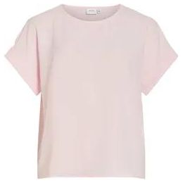 Kurzarmshirt Vila "VIJOSA S/S TOP - NOOS", Damen, Gr. 38, cherry blossom, Jersey, Obermaterial: 100% Polyester, unifarben, normal normal, Rundhals, Shirts
