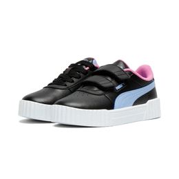 Sneaker Puma "CARINA 3.0 JELLY HEAVEN V PS", M&auml;dchen, Gr. 33, Puma schwarz, intense lavender, Synthetik, unifarben, Schuhe Sneaker, f&uuml;r vielseitige Aktivit&auml;ten, mit Textil-Innenmaterial