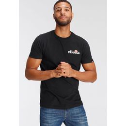 T-Shirt Ellesse "Voodoo Tee", Herren, Gr. L, schwarz, Obermaterial: 100% Baumwolle, schmal h&uuml;ftlang, Rundhals, Shirts T-Shirt