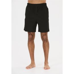 Badeshorts NOU "Caritas", Herren, Gr. L, US-Gr&ouml;&szlig;en, schwarz, 92% Nylon, 8% Elasthan, unifarben, Badehosen Badeshorts, atmungsaktiv