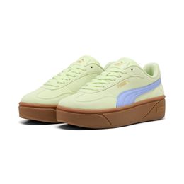 Sneaker Puma "CLUB II ERA PLATFORM SD WNS", Damen, Gr. 42,5, apple spritz, intense lavender, Leder, unifarben, Schuhe Sneaker, sportlicher Stil, mit Gummilaufsohle, mit Schn&uuml;rung