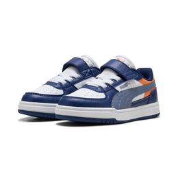 Sneaker Puma "CAVEN III BLOCK AC+ PS", M&auml;dchen, Gr. 29, blau jewel, gray sky, Puma wei&szlig;, Synthetik, unifarben, Schuhe Sneaker, f&uuml;r Kinder, sportlicher Stil, mit Klettverschluss