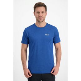 Funktionsshirt Jack Wolfskin "VONNAN S/S T M", Herren, Gr. L (52), blau orchid, Obermaterial: 100% Polyester, Shirts Funktionsshirt, f&uuml;r warme Temperaturen, atmungsaktiv, feuchtigkeitsregulierend