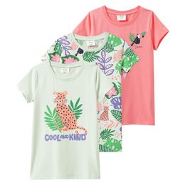 Yigga 3 M&auml;dchen T-Shirts mit bunten Motiven