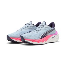 Laufschuh Puma "VELOCITY NITRO 4 X HYROX WNS", Damen, Gr. 39, lucite, pure pink, deep plum, Textil, Schuhe Laufschuh, f&uuml;r dynamische Aktivit&auml;ten, mit abriebfester Gummilaufsohle