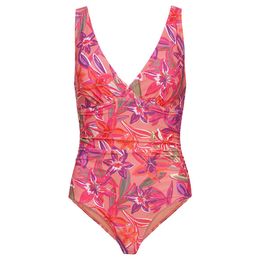 Gina Benotti Damen Shape-Badeanzug mit Blumen-Print