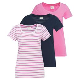 Gina 3 Damen T-Shirts im Basic-Look