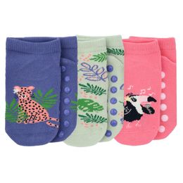 Topomini 3 Baby Sneaker-Socken mit ABS-Noppen
