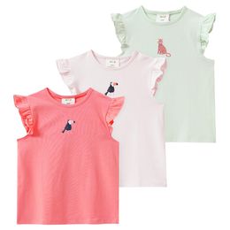 Topolino 3 M&auml;dchen T-Shirts mit Fl&uuml;gel&auml;rmeln