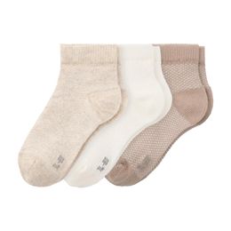 Topomini 3 Paar Baby Sneaker-Socken kn&ouml;chelhoch