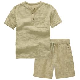 Topolino Jungen Musselin-Set mit Shirt und Shorts