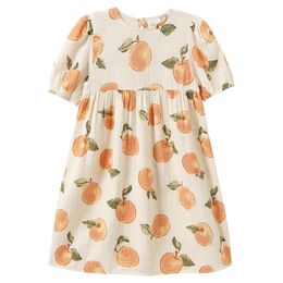 Topolino M&auml;dchen Musselinkleid mit Orangen-Muster