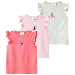 Topomini 3 Baby T-Shirts mit Fl&uuml;gel&auml;rmeln