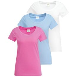 Gina 3 Damen T-Shirts im Basic-Look