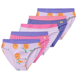 Yigga 5 M&auml;dchen Slips mit Rippstrukur