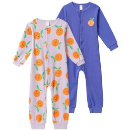 Topomini 2 Baby Schlafanz&uuml;ge mit Rippstruktur