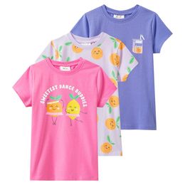 Topolino 3 M&auml;dchen T-Shirts mit bunten Motiven