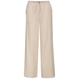 Gina Damen Leinen-Hose mit weitem Bein