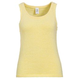 Gina Damen Stricktop aus B&auml;ndchengarn