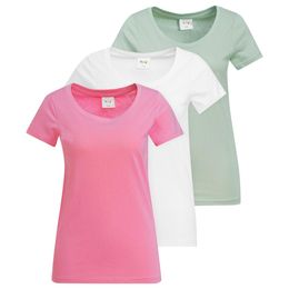 Gina 3 Damen T-Shirts im Basic-Look