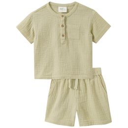 Topomini Baby Musselin-Set mit Shirt und Shorts