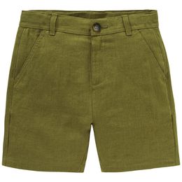 Topolino Jungen Leinen-Shorts in Unifarben