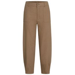 Gina Damen Leinen-Hose in Uni