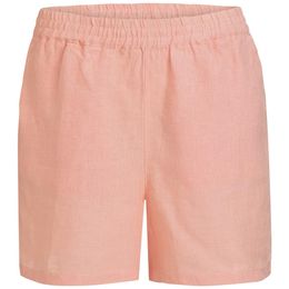 Gina Damen Leinen-Shorts mit Elastikbund