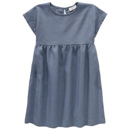 Topolino M&auml;dchen Leinen-Kleid mit kurzen &Auml;rmeln