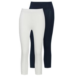 Gina 2 Damen 3/4-Leggings unifarben