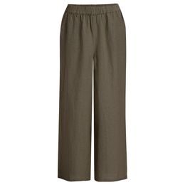 Gina Damen Leinen-Hose mit Elastikbund
