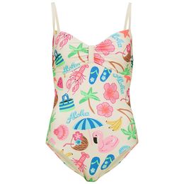 Gina Benotti Damen Shape-Badeanzug mit Allover-Print