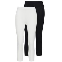Gina 2 Damen 3/4-Leggings unifarben