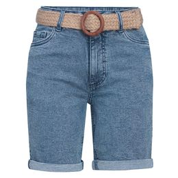 Gina Benotti Damen Jeansshorts mit G&uuml;rtel