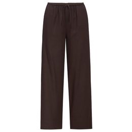 Gina Damen Leinen-Hose mit weitem Bein