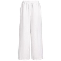 Gina Damen Leinen-Hose mit Elastikbund